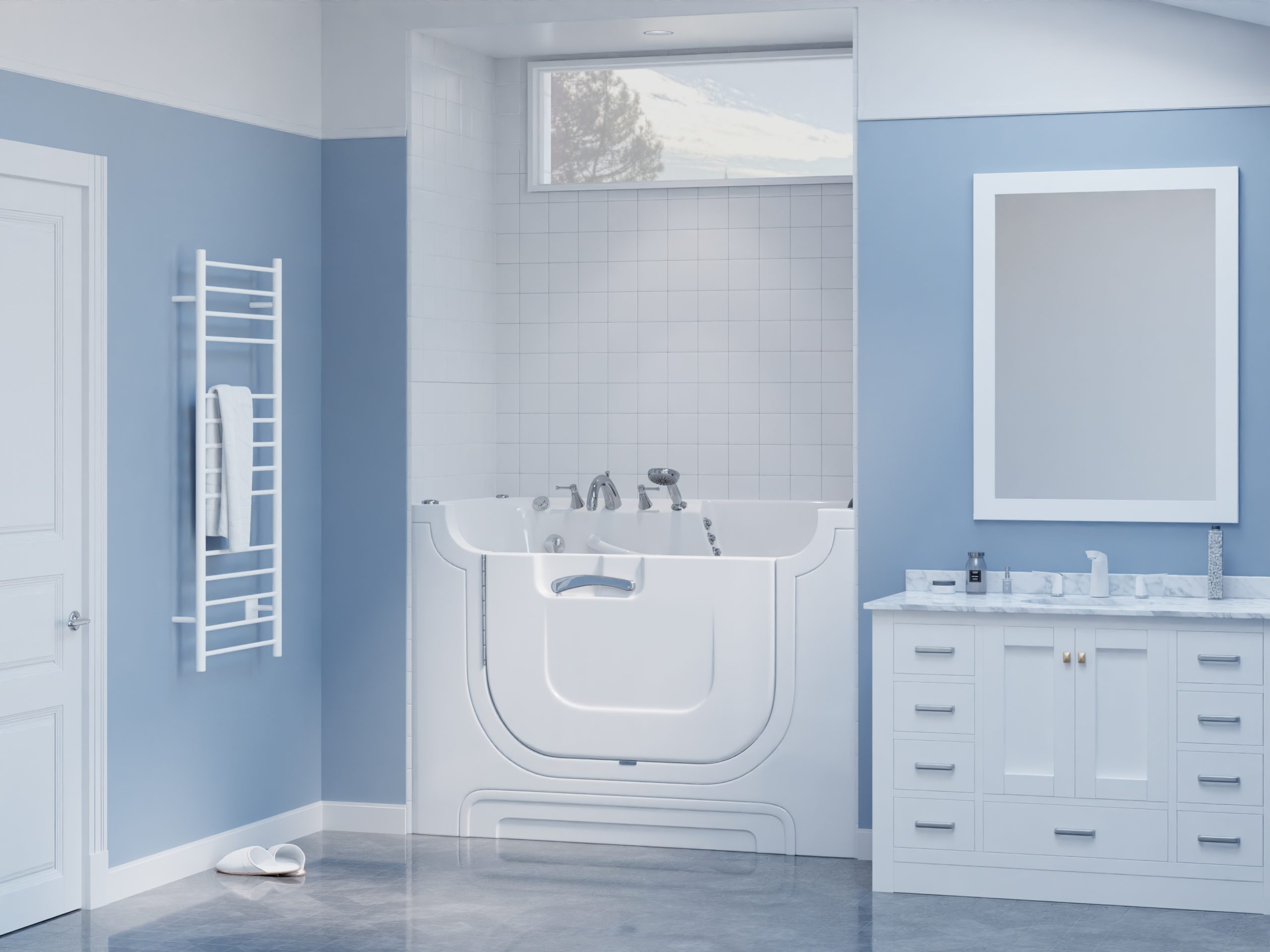 HD SERIES - 3060WCA Acu-Stream Jetted Wheelchair Accessible Walk-in ...